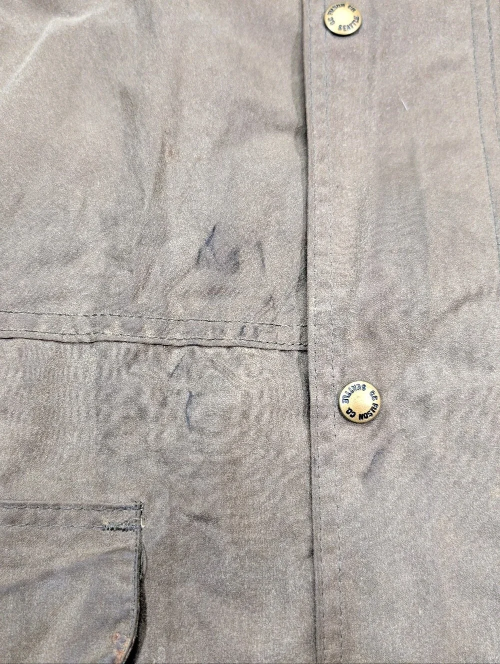 Filson | Jackets & Coats | Vintage Filson Jacket Mens Xxl Waxed Tin ...